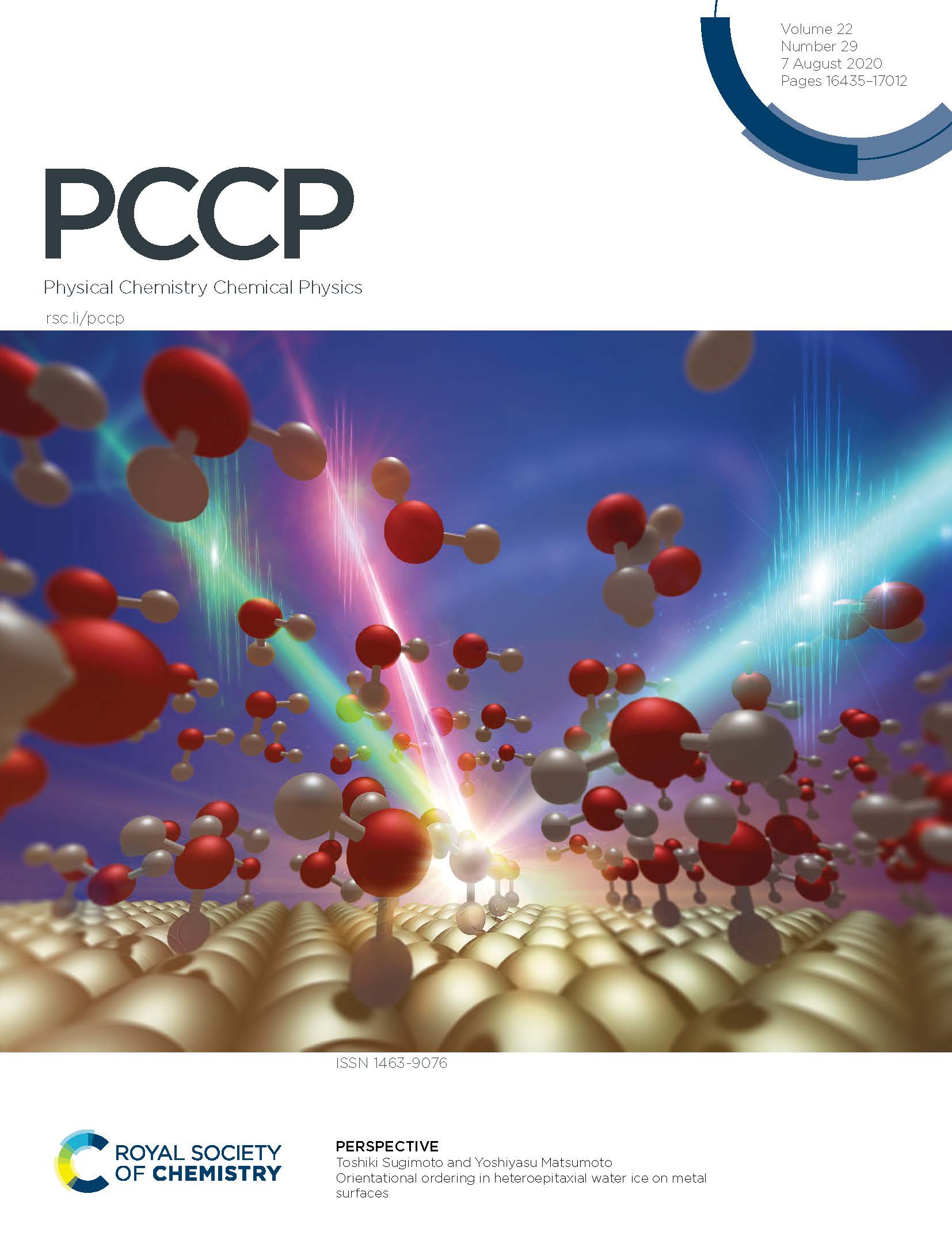 PCCP誌のthemed collectionsに選ばれました[2020/7/3] | 表面界面科学・先端分光研究室
